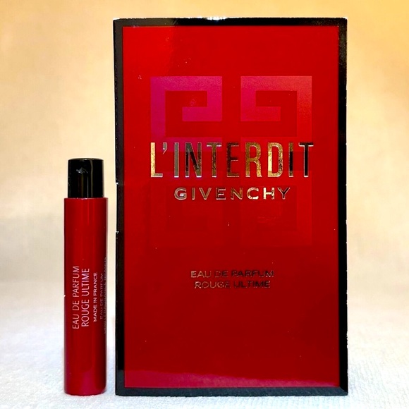 Givenchy | Other | Givenchy Linterdit Eau De Parfum Rouge Ultime Sample ...